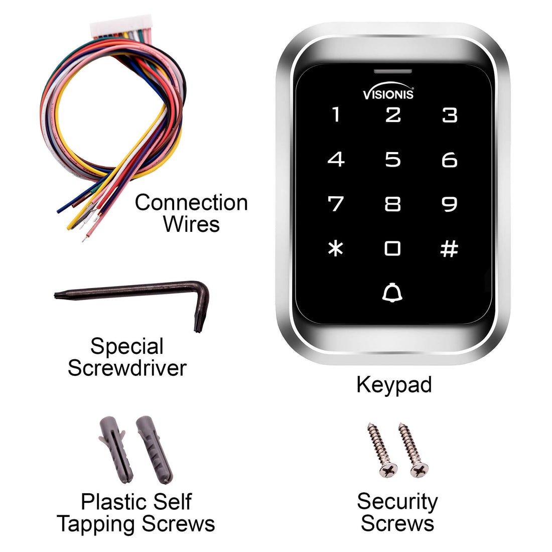 Standalone Access Control Keypad and Card Reader. Indoor + Outdoor ...