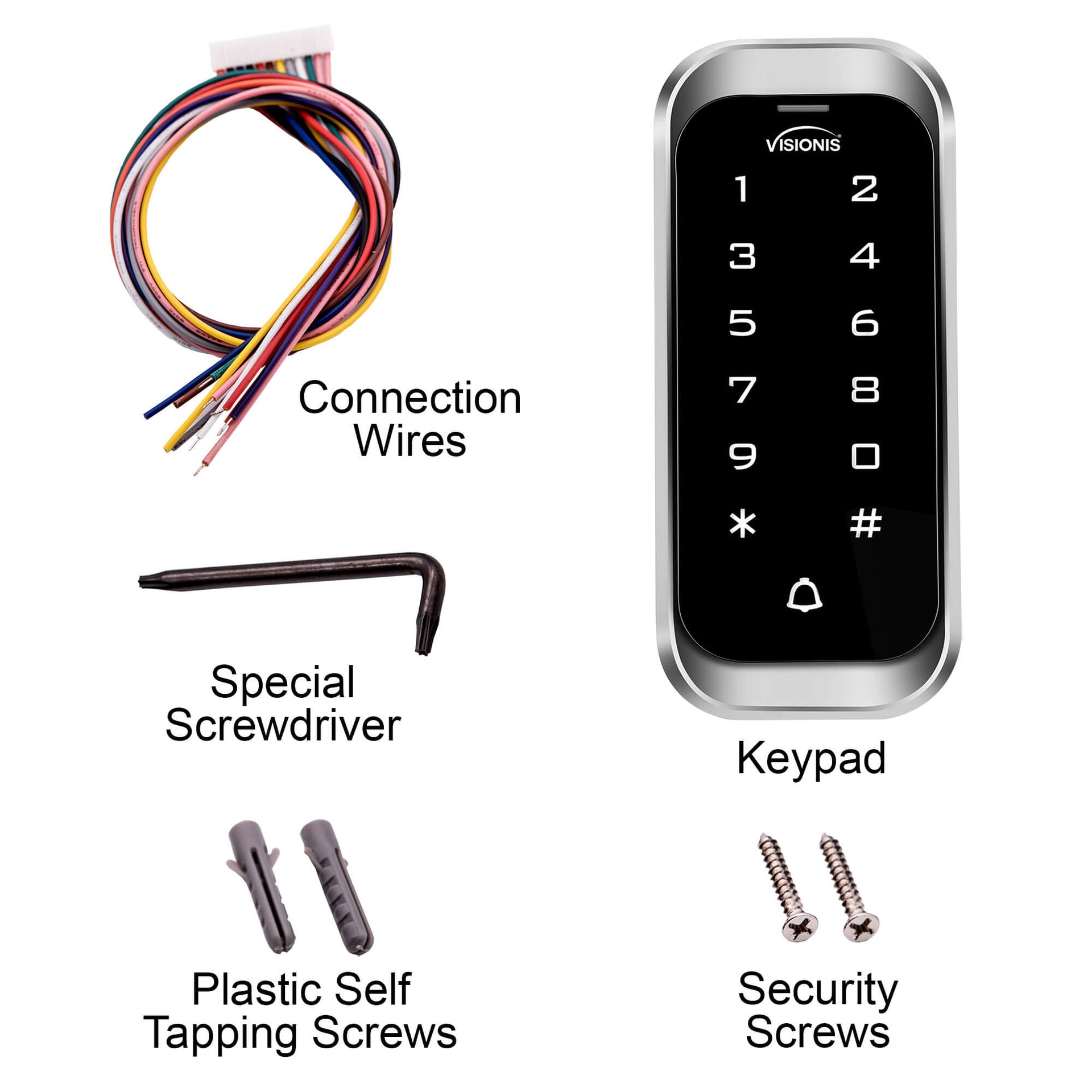 Standalone Access Control Keypad and Card Reader. Indoor + Outdoor ...